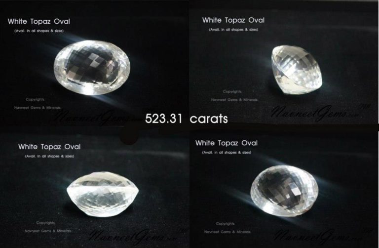 Source Loose Wholesale White Topaz Gemstones