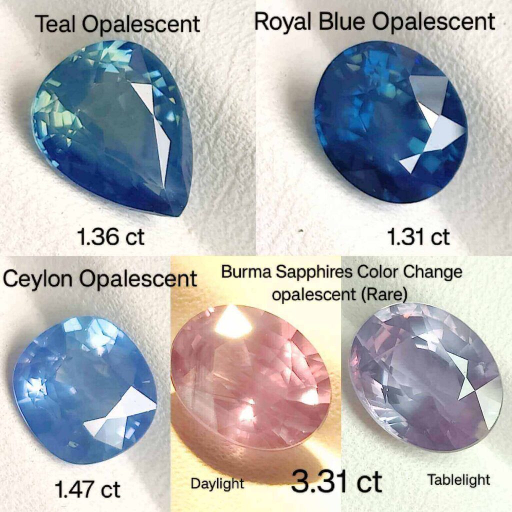 The Mesmerizing Brilliance of Opalescent Sapphires